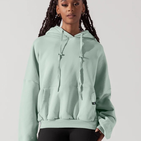 POPFLEX | Tops | Popflex Active Viral Pullover Cloud Hoodie In Mint ...